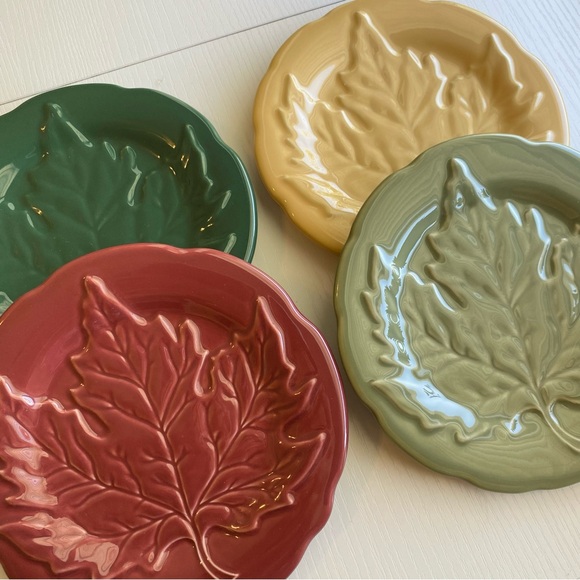 Longaberger | Kitchen | Longaberger Leaf Dish Set | Poshmark